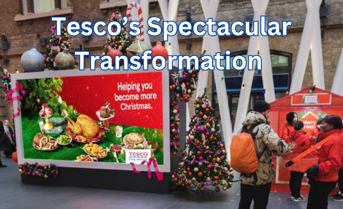 Tesco's Spectacular Christmas Transformation at Kings Cross » Axies Digital